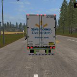 FS17 WALMART PETERBILT AND TRAILER V1.0.0.0 - FS 17 Trailers Mod Download