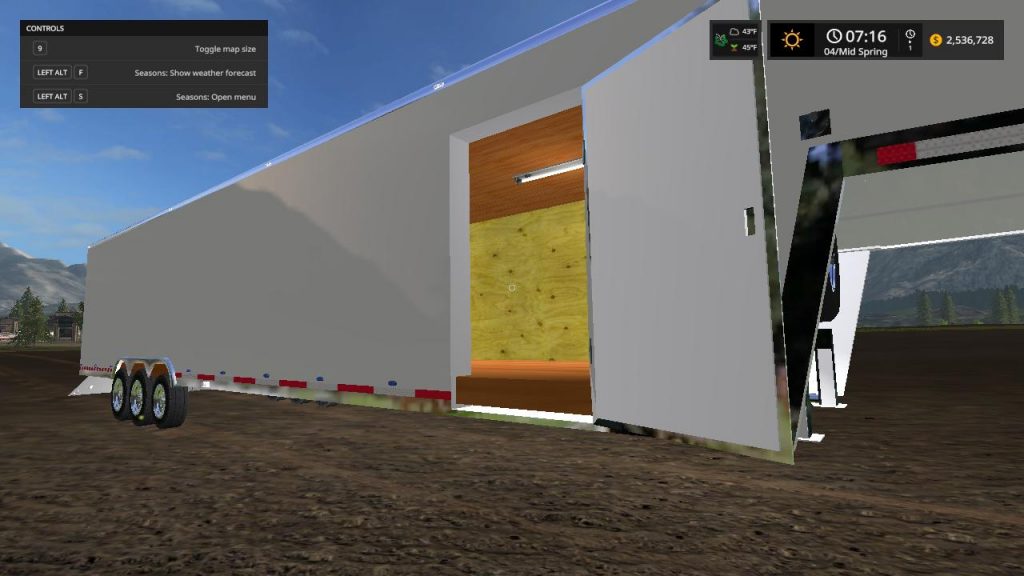 FS17 CAR TRAILER V1 (5) - Farming simulator 19 / 17 / 15 Mod