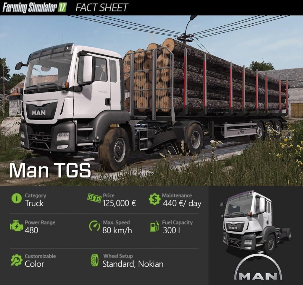 FS17 MAN TGS PACK BY ACR MODS - FS 17 Packs Mod Download