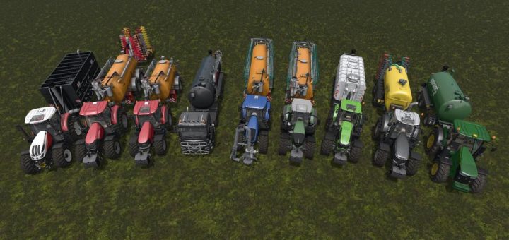 FS17 JD implements & tools Mega Pack v1.0 - FS 17 Packs Mod Download