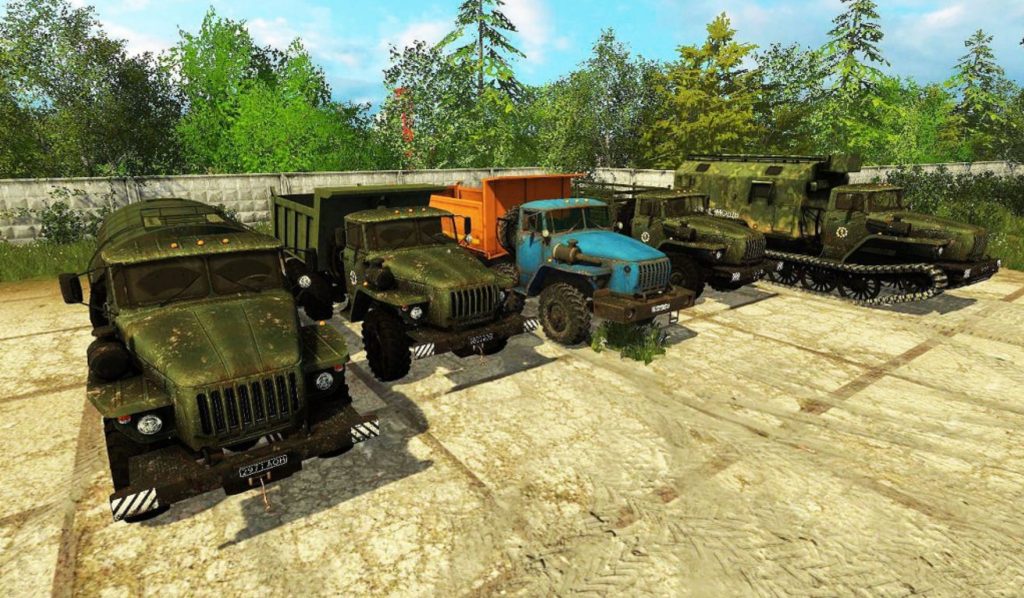 FS17 Ural Pack V1.0 - FS 17 Packs Mod Download