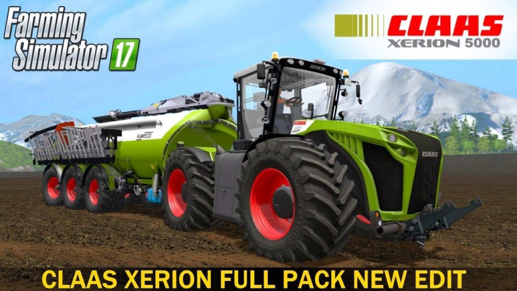 FS17 CLAAS XERION FULL PACK - FS 17 Tractors Mod Download