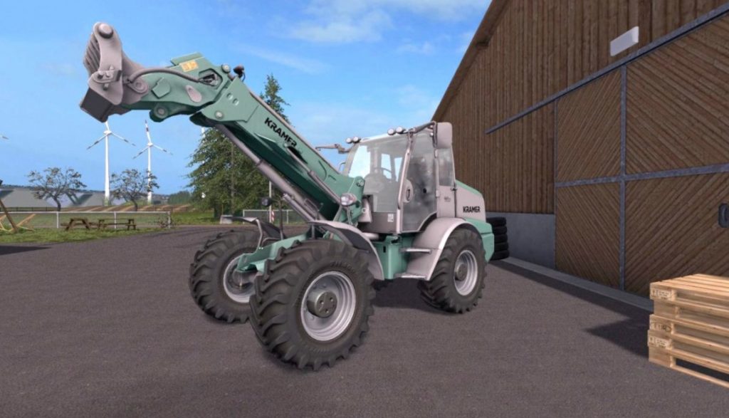 FS17 Kramer Radlader 320 TMS v 1.0 - FS 17 Forklifts / Excavators Mod ...