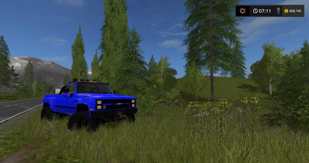 FS17 Lifted Chevy K30 - FS 17 Cars Mod Download