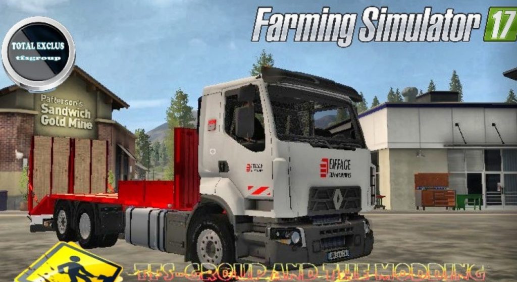 FS17 Pack RENAULT D EIFFAGE TFSG - FS 17 Trucks Mod Download