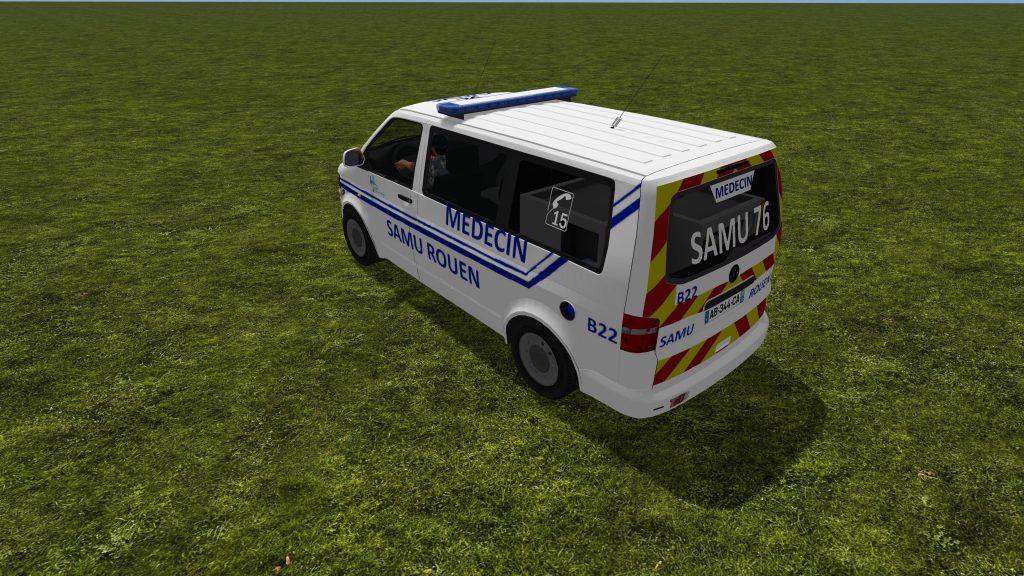 FS17 VOLKSWAGEN TRANSPORTEUR SAMU V2 (2) - Farming simulator 19 / 17 ...