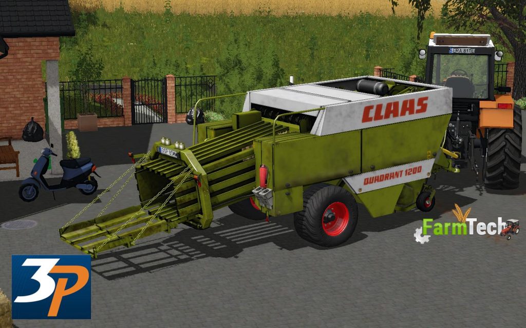 FS17 CLAAS QUADRANT 1200 V1.0 - FS 17 Implements & Tools Mod Download
