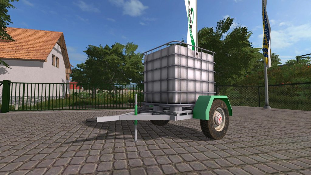 FS17 HOMEMADE WATER TANK V1.0 - FS 17 Trailers Mod Download