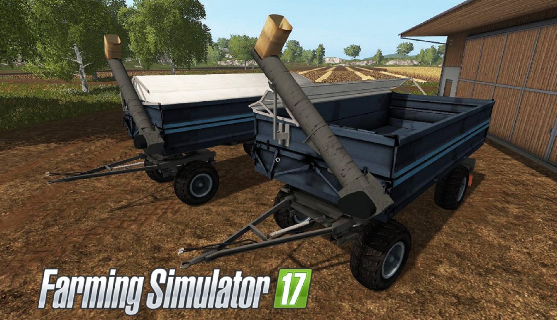 FS17 HW80 Überladewagen V2 - FS 17 Trailers Mod Download