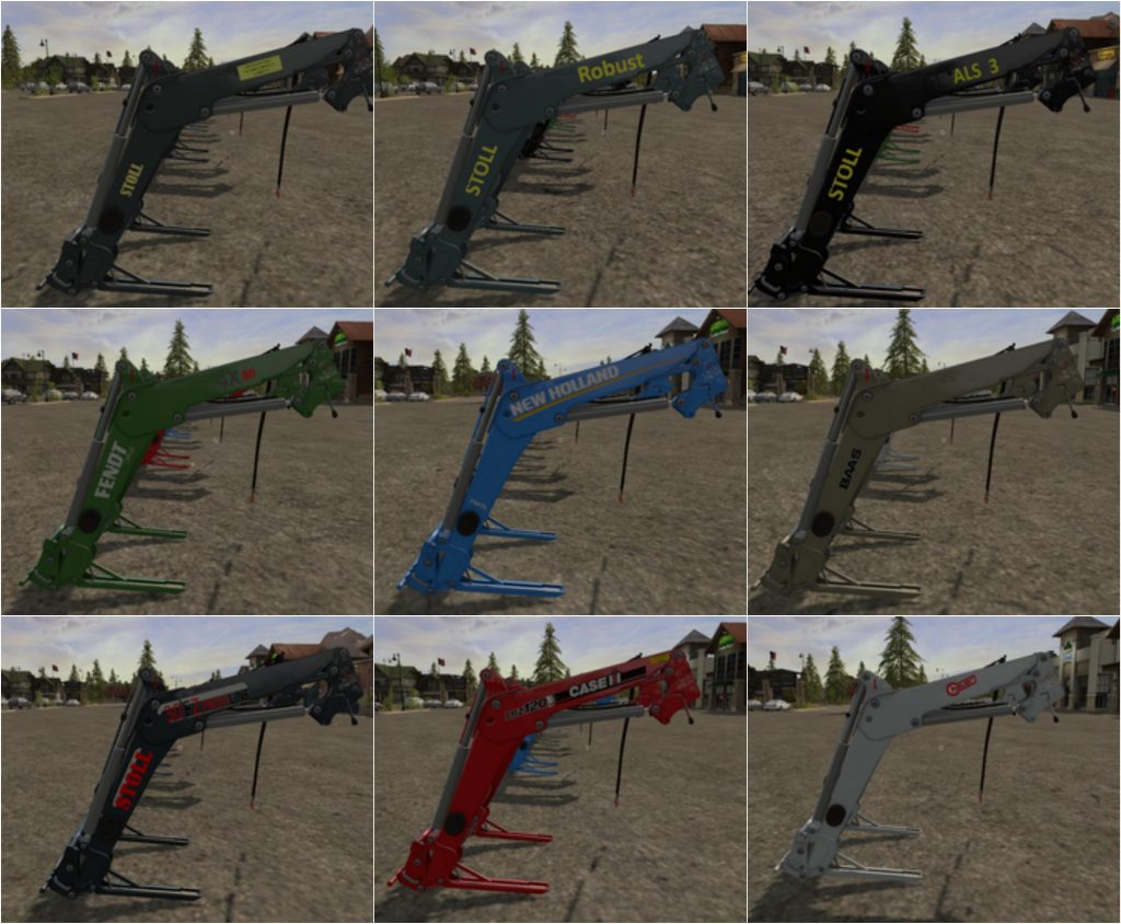 FS17 STOLL FRONTLADER - DYNAMICHOSES V2.2.0.0 - FS 17 Implements ...