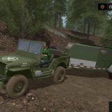 FS17 JEEP WILLYS V1.1 - FS 17 Cars Mod Download