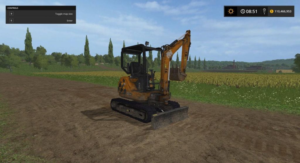 FS17 MINI NOMAD EXCAVATOR V1.0 - FS 17 Forklifts / Excavators Mod Download