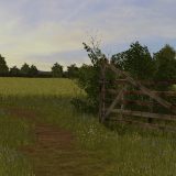 FS17 A Wooden Gate To Use On Maps - FS 17 Prefab Mod Download
