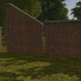 FS17 Brick Wall Prefab - FS 17 Prefab Mod Download