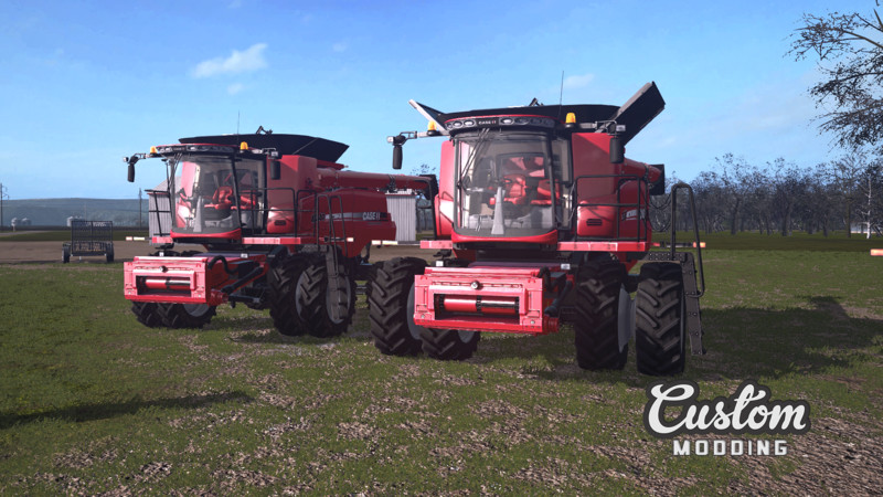 FS17 Case Axial Flow 240 series V 2.0.0 - FS 17 Combines Mod Download