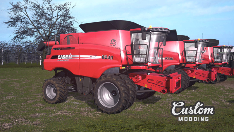 FS17 Case Axial Flow 240 series V 2.0.0 - FS 17 Combines Mod Download