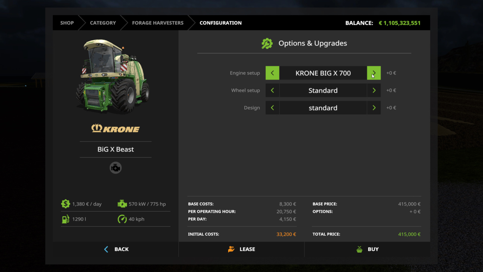FS17 Krone Big X – The Beast 1.0.0 (2) - Farming simulator 19 / 17 / 15 Mod
