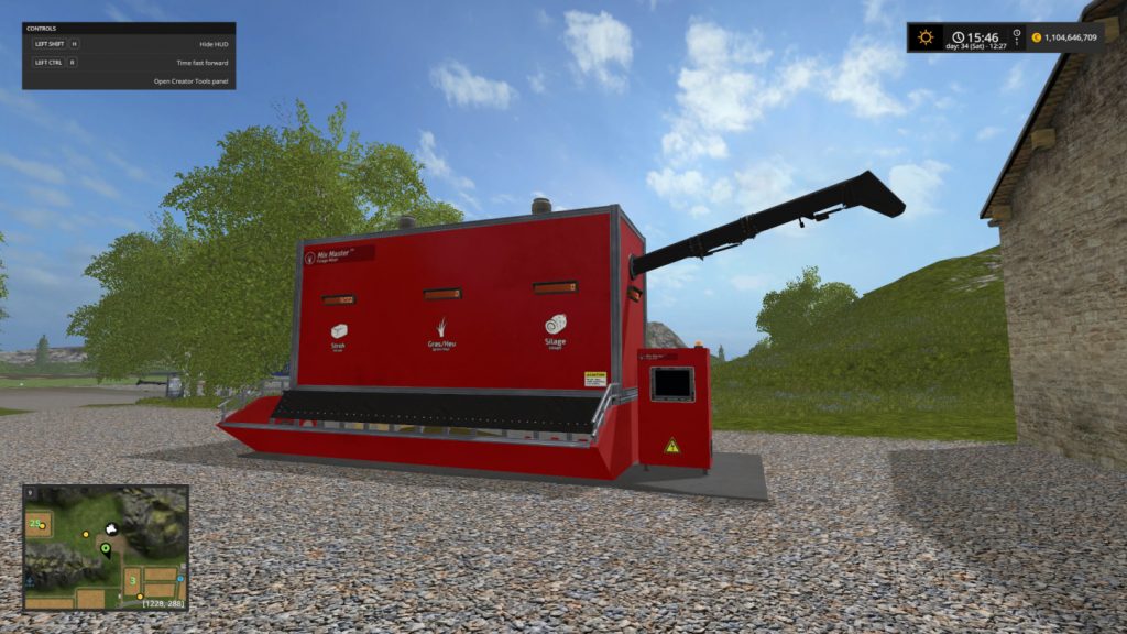 FS17 Placeable MixMaster - FS 17 Placeable objects Mod Download