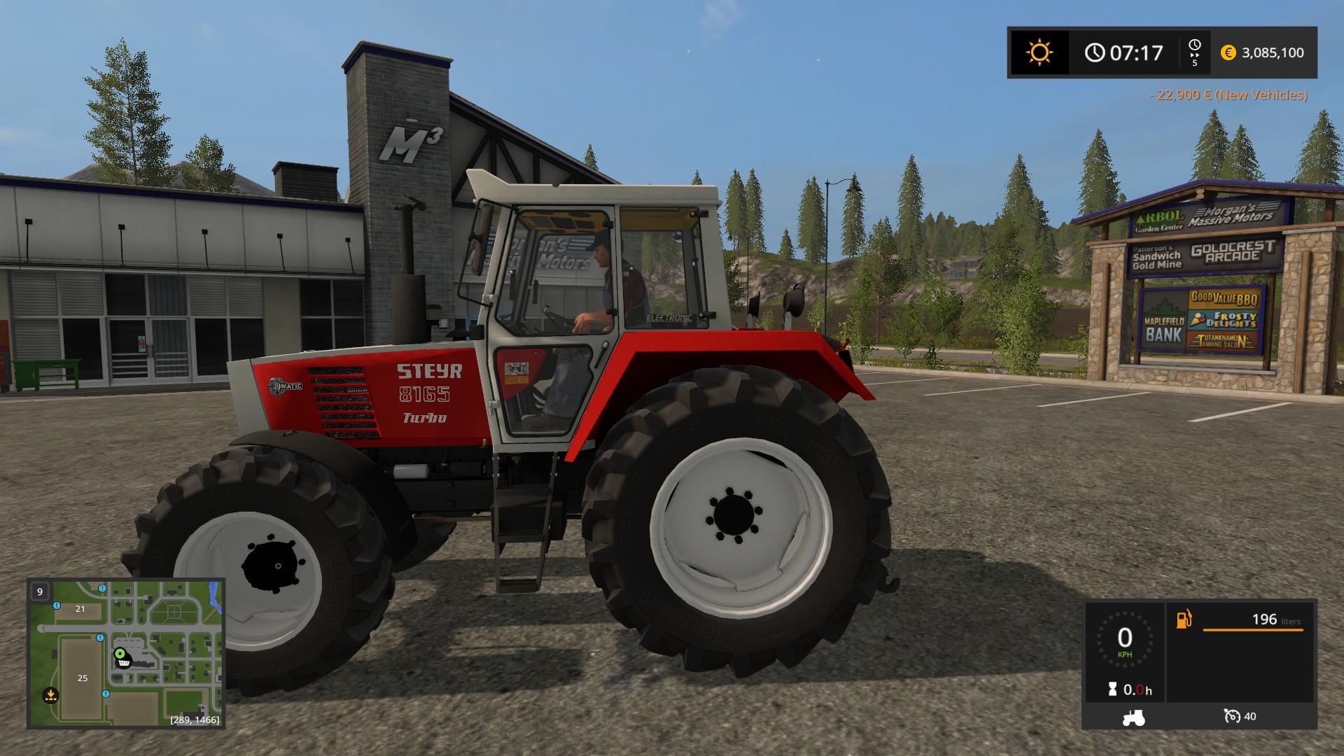FS17 STEYR 8165 V2.0 - FS 17 Tractors Mod Download