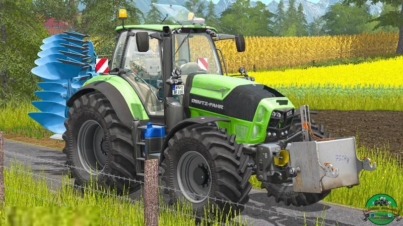FS17 DEUTZ FAHR 7250 DINAMIC HOSE V1.0 - FS 17 Tractors Mod Download