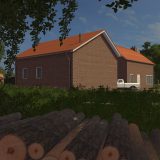 FS17 House with garage - FS 17 Prefab Mod Download
