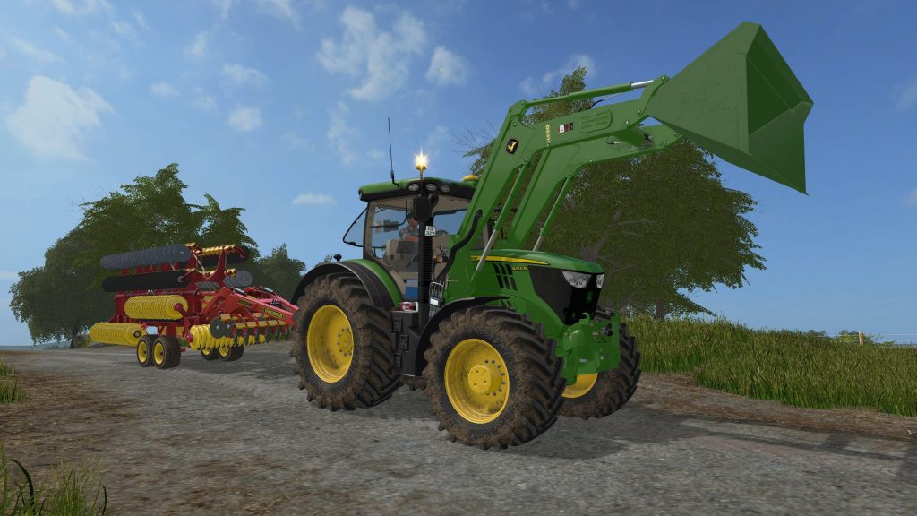 FS17 JOHN DEERE 6R 6135 - 6250 V2.4.0 - FS 17 Tractors Mod Download
