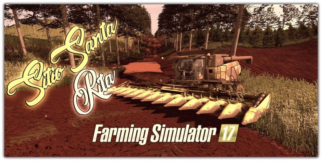 FS17 SITIO SANTA RITA MAP V1.0 - FS 17 Maps Mod Download