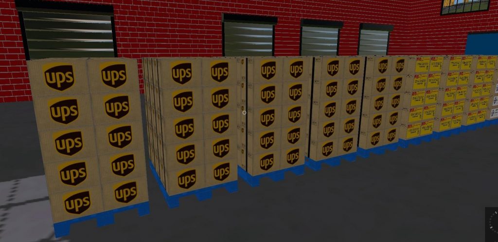 FS17 UPS Pallet v1.0 (1) - Farming simulator 19 / 17 / 15 Mod