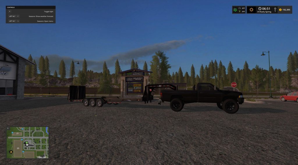 FS17 Duramaxs gooseneck load trail trailer v1.0 - FS 17 Trailers Mod ...