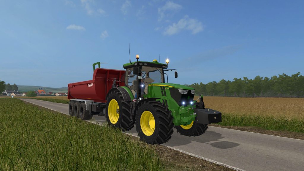 FS17 JOHN DEERE 6R 6135-6250 - H480 FRONTLADER - AUNBAUGERATE V2.6 - FS ...