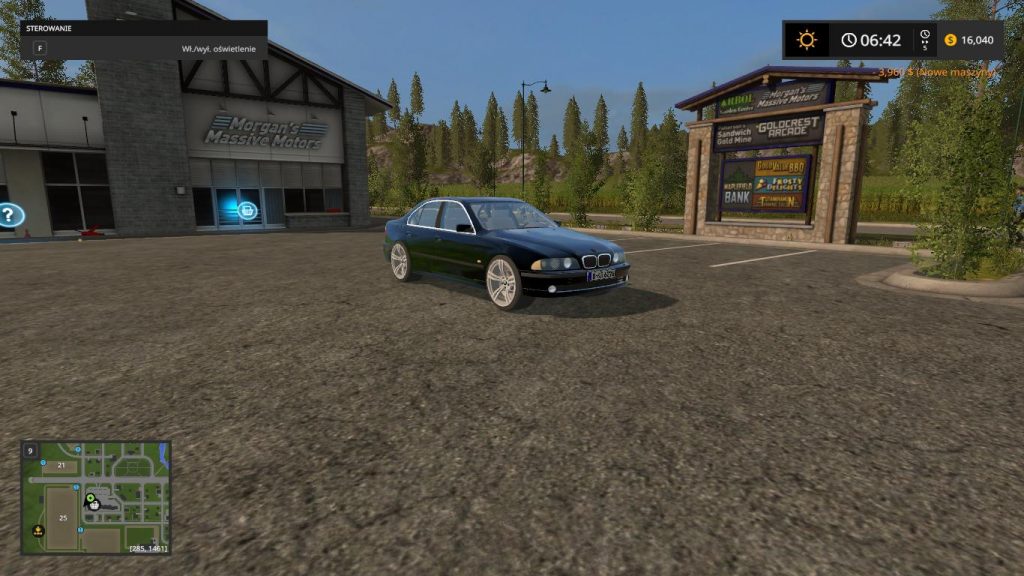 FS17 BMW E39 Series 5 v1.0 - FS 17 Cars Mod Download