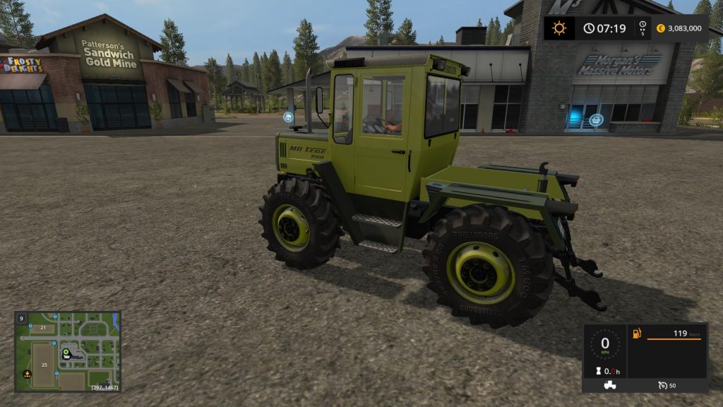 FS17 Mercedes-Benz TRAC 700-900 v2.3.0 - FS 17 Tractors Mod Download