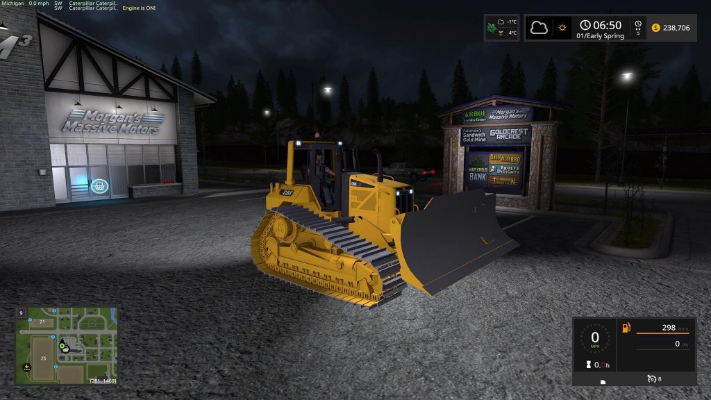 FS17 Caterpillar D6N LGP v3.0.0.1 - FS 17 Forklifts / Excavators Mod ...