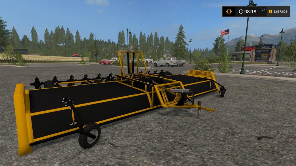FS17 Re-edit of Alloway 12 Row beet topper v1 - FS 17 Implements ...