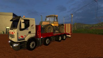 FS17 Renault low loader truck with folding ramps V 1.0.0 (9) - Farming ...