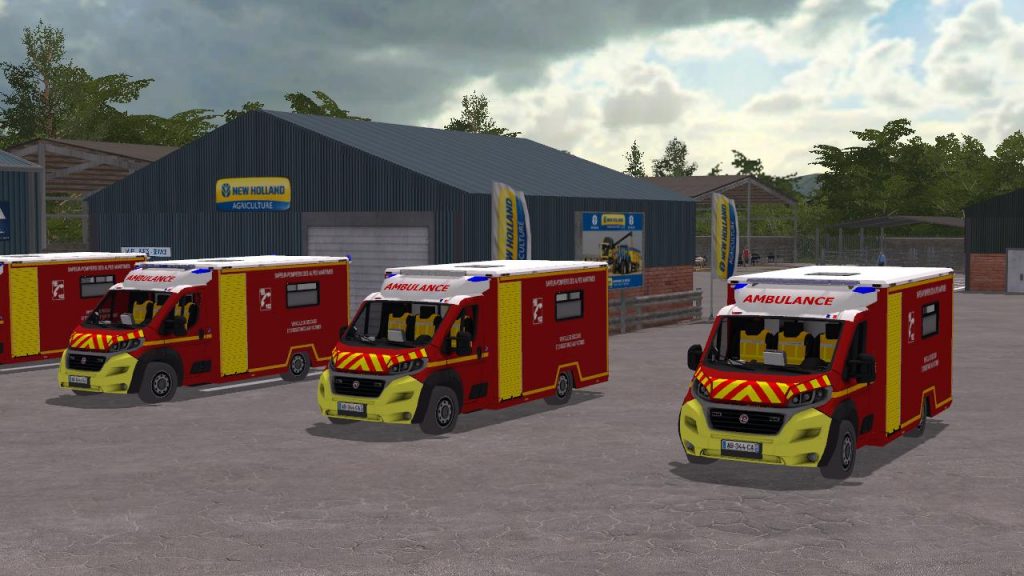 FS17 VSAV FIAT DUCATO - FS 17 Vehicles Mod Download