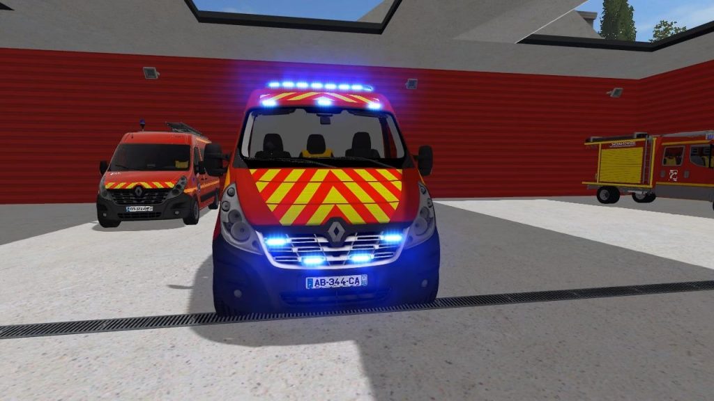 FS17 VSR POMPIERS EQUIPER LED v1.0 - FS 17 Vehicles Mod Download