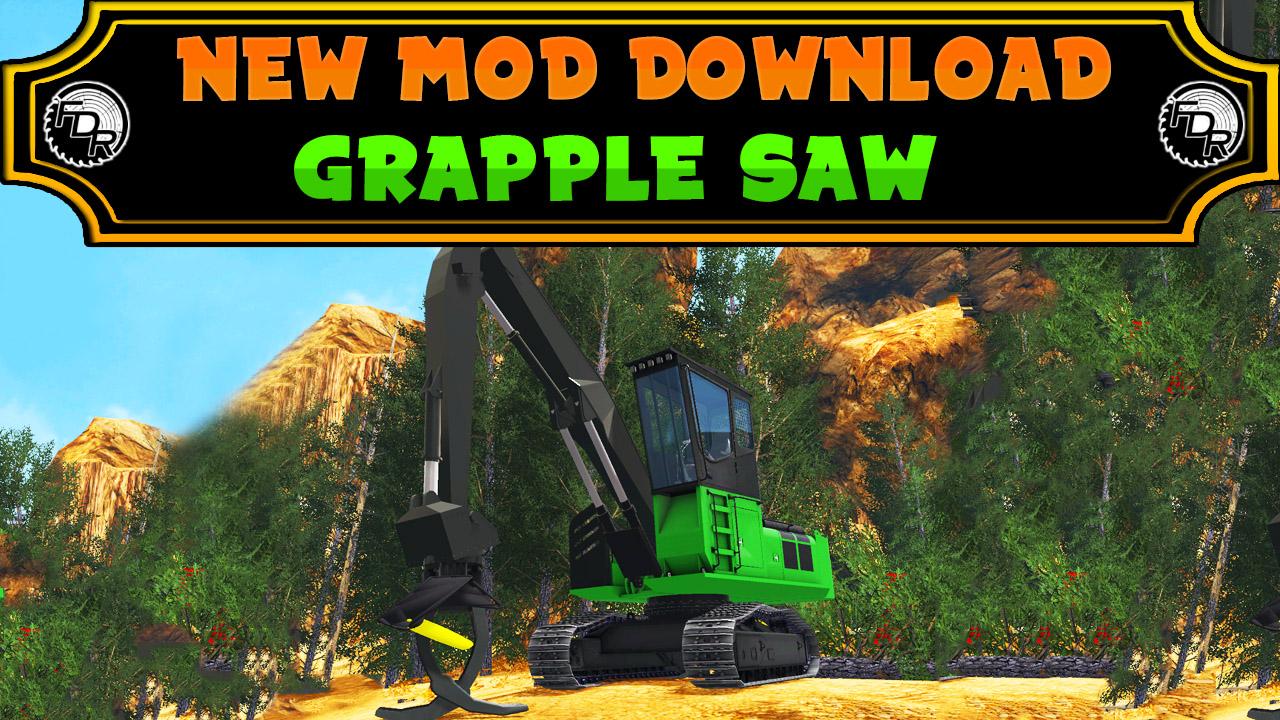 FS17 FDR Logging – Grapple Saw Loader v1.0 - FS 17 Vehicles Mod Download