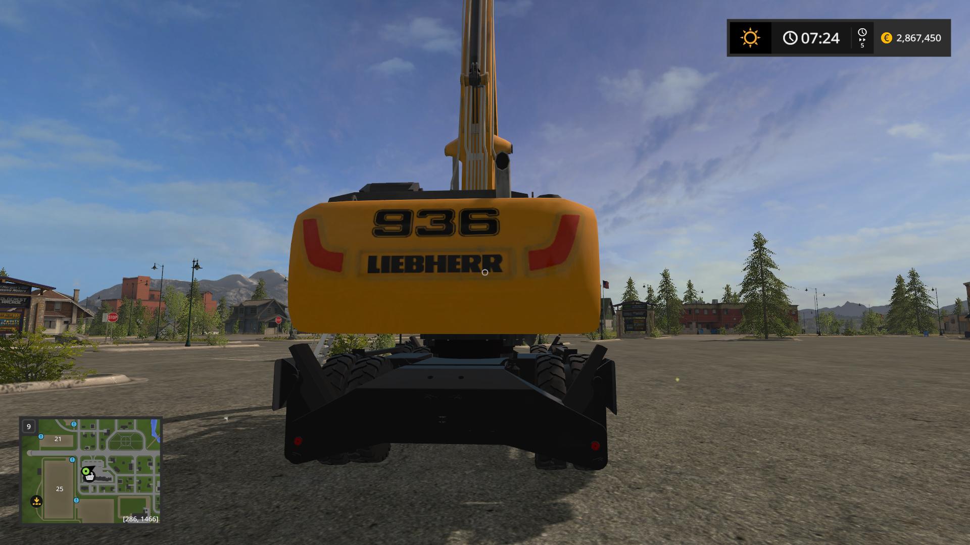 FS17 Liebherr Greifer Raeder v1.0 - FS 17 Forklifts / Excavators Mod ...