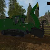 FS17 John Deere chipper v2.0 - FS 17 Forklifts / Excavators Mod Download