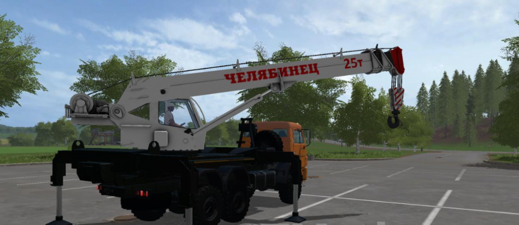 FS17 KAMAZ-43118-46 Truck crane v1.0.2 (1) - Farming simulator 19 / 17 ...