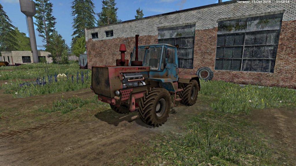 FS17 Tractor T-150K (red-blue) v1.0.0.1 - FS 17 Tractors Mod Download