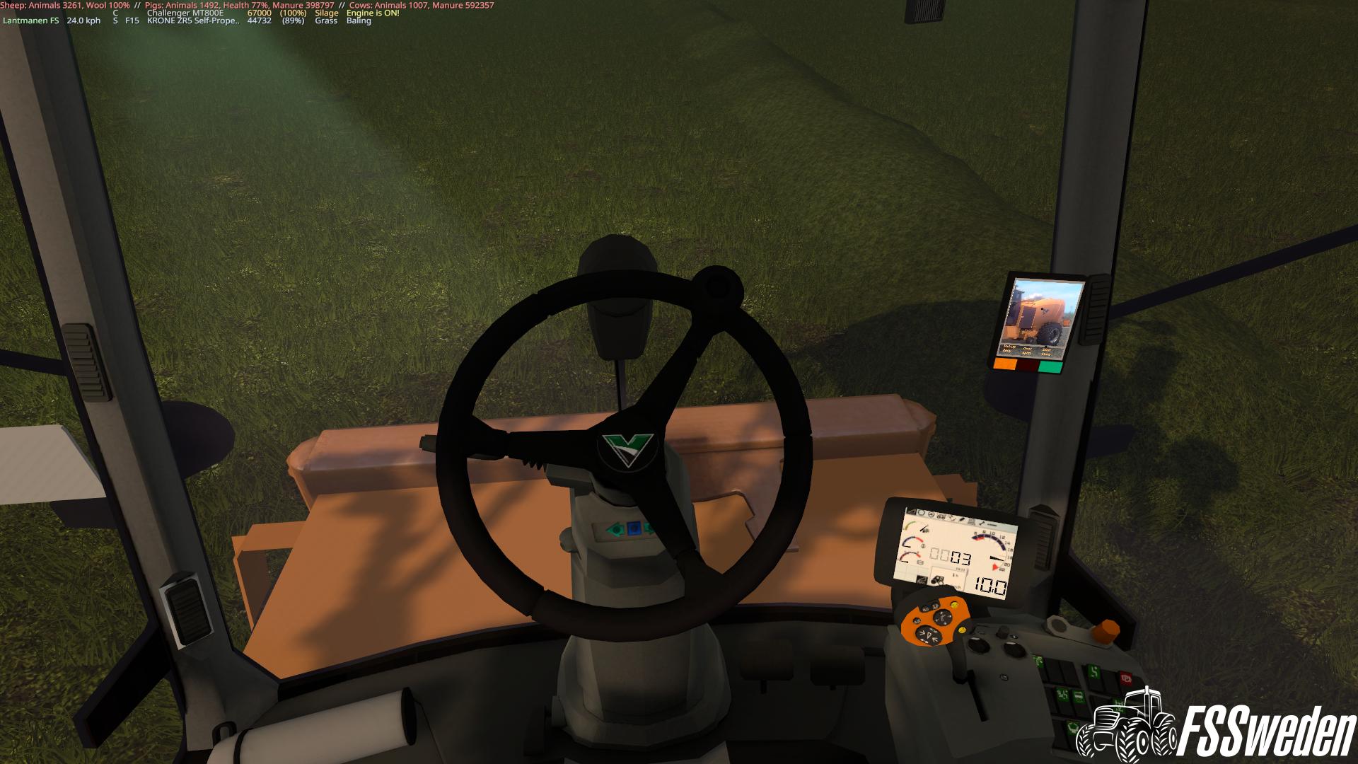 FS17 ZR5 Self-Propelled Baler v1.0.0 (3) - Farming simulator 19 / 17 / 15 Mod