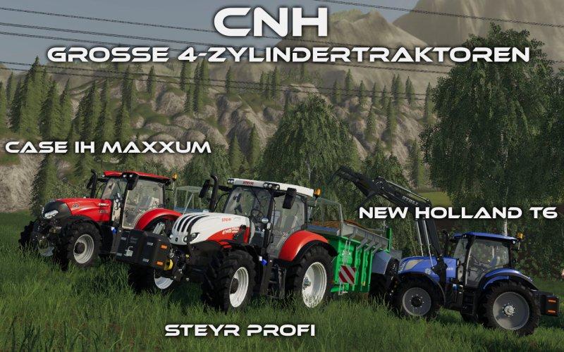 FS19 CNH – Grosse 4-Zylindertraktoren v1.0 - FS 19 Tractors Mod Download
