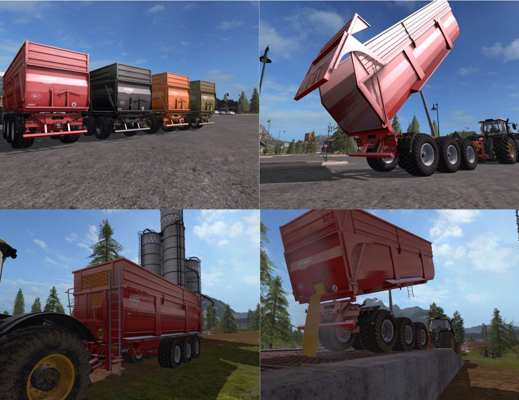 FS17 Krampe Big Body 900 v1.0 - FS 17 Trailers Mod Download