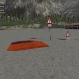 FS19 Construction site signs Pack Portable v1.0 - FS 19 Other Mod Download