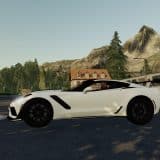 FS19 2019 Corvette C7 Zr1 v1.0 - FS 19 Cars Mod Download