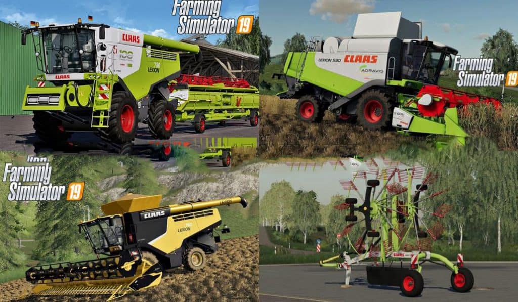 FS19 CLAAS PACK BY jbk v1.0 - FS 19 Packs Mod Download