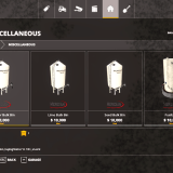 FS19 Meridian FuelTank and BulkBins - FS 19 Placeable objects Mod Download