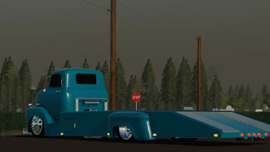 FS19 48 Chevy ramp truck and 71 Chevy C10 v1.0 - FS 19 Packs Mod Download